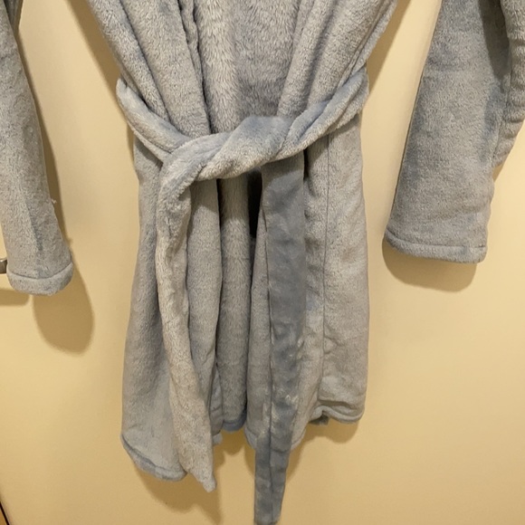 Sweaters | Light Blue Fuzzy Robe | Poshmark